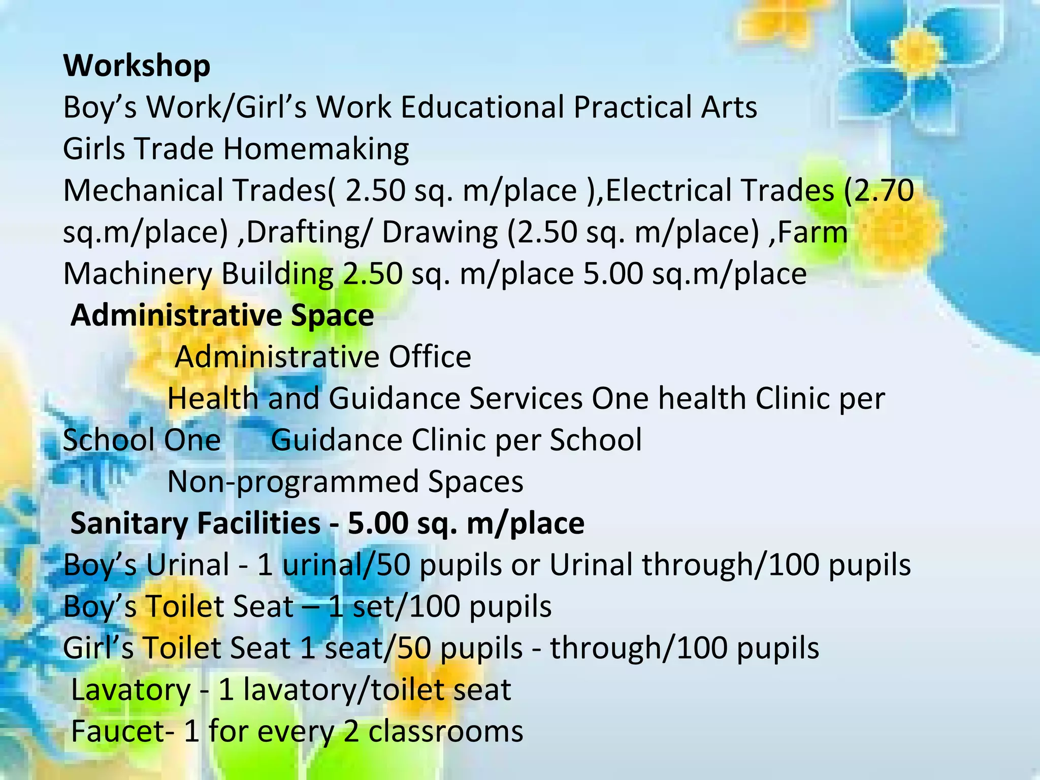 Physical plant and facilities in educational management | PPT