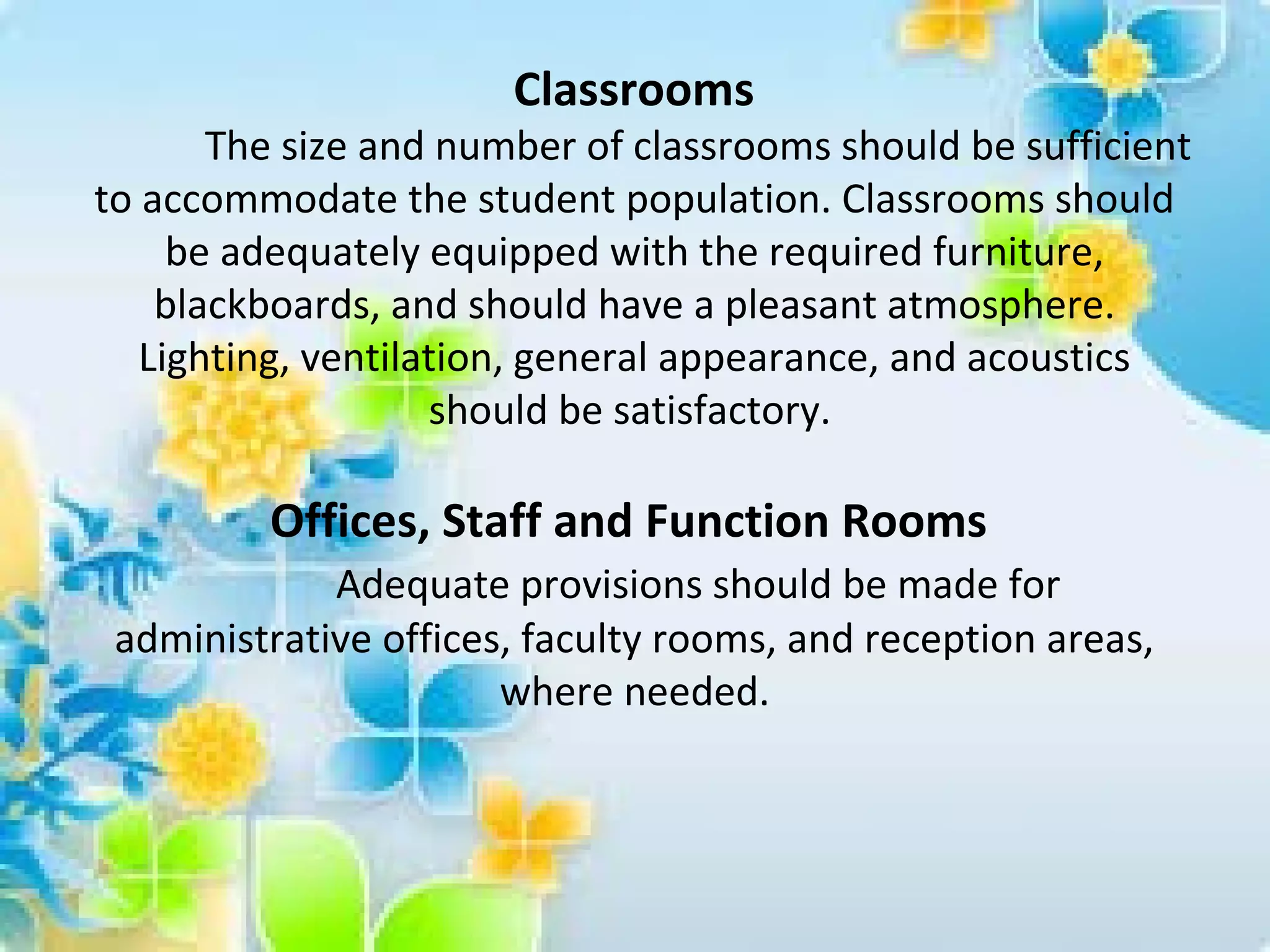 Physical plant and facilities in educational management | PPT