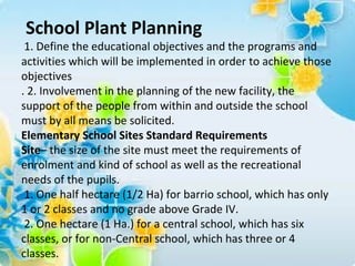 Physical plant and facilities in educational management | PPT