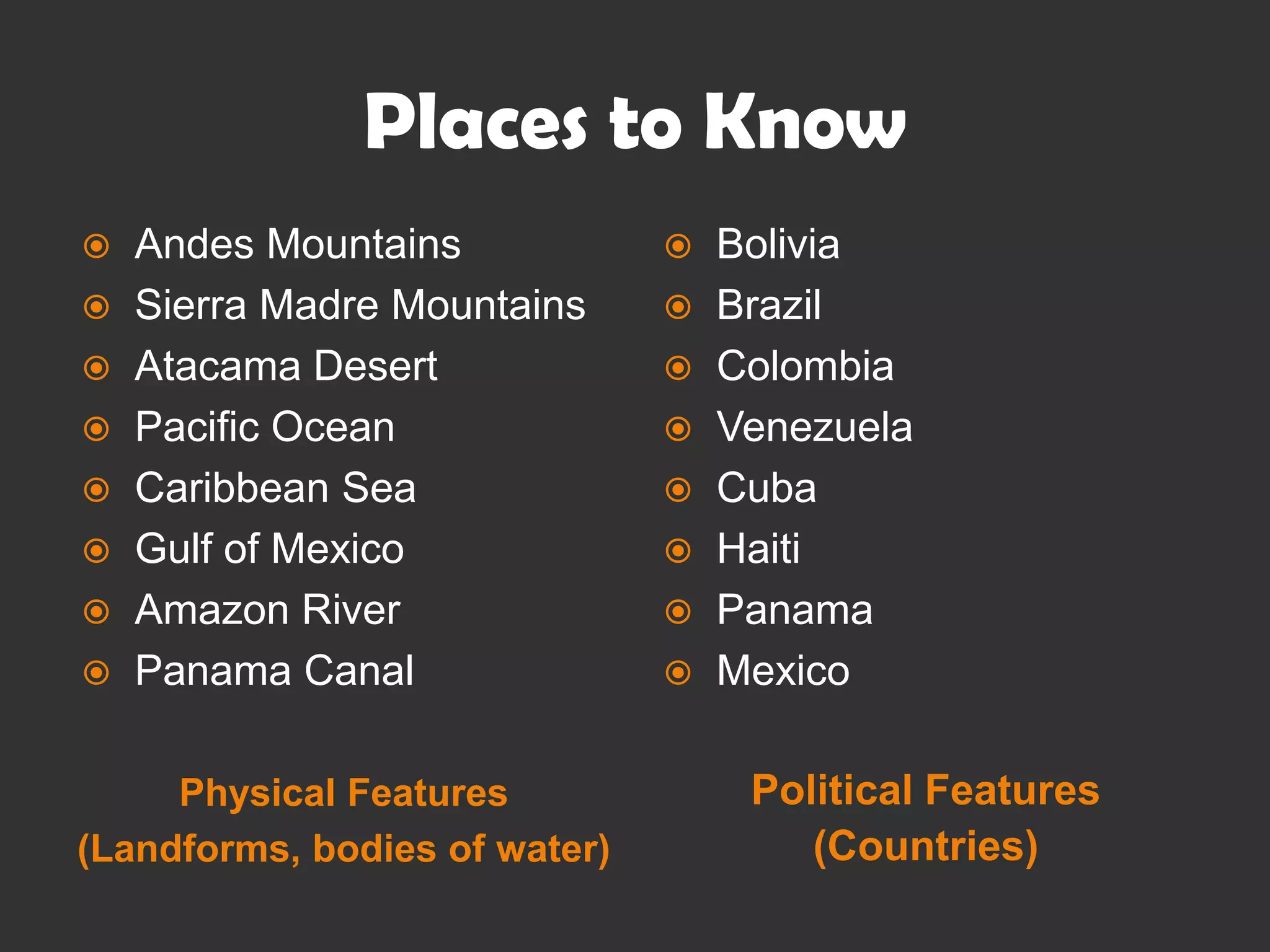 Latin America Physical & Political Features to Know | PPTX