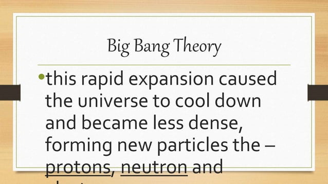 Physical Science: Big Bang Theory (Kobd) | PPTX