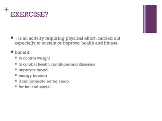 Physical preparation before doing outdoor activities | PPT
