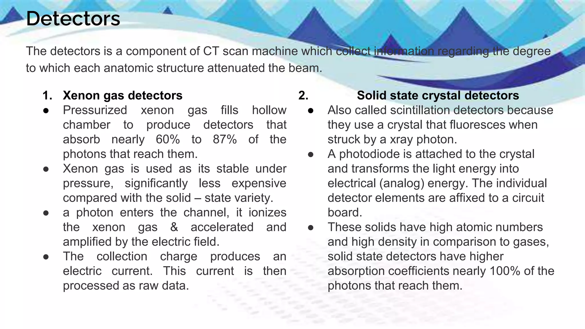 Physical principle of Computed Tomography (Scanning principle & Data ...
