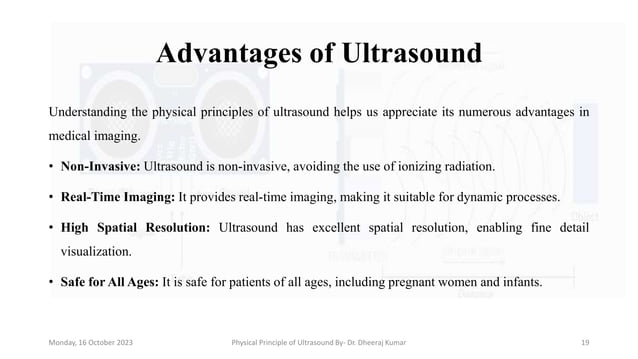 Physical Principle of Ultrasound.pptx | Digital Audio | Computer ...