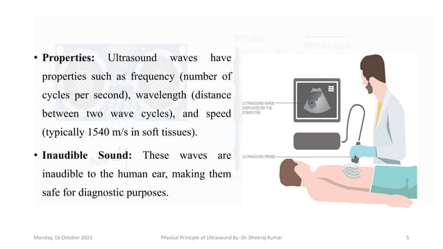 Physical Principle of Ultrasound.pptx | Digital Audio | Computer ...
