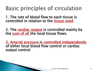 Physical principles of circulation rmc | PPTX