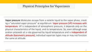 Physical Principles of Vaporizers PART -1.pptx