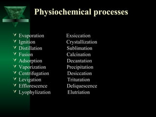 Physical processes | PPT