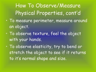 Physical Properties | PPT