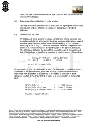 Physical properties and thermochemistry for reactor technology | PDF