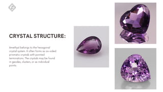 Physical Properties of Amethyst gemstone | PDF | Geology | Science