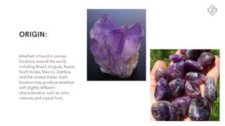 Physical Properties of Amethyst gemstone | PDF
