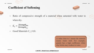 Physical Properties of Construction Materials | PPTX
