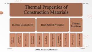 Physical Properties of Construction Materials | PPTX
