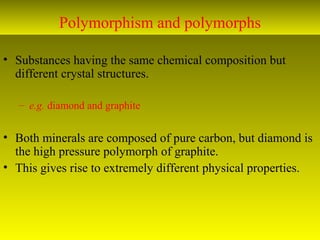Physical properties of crystals minerals | PPT