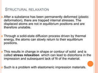 Physical properties of dental materials | PPTX