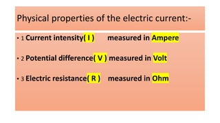 Physical properties of electric current.pdf