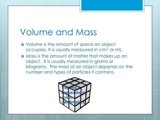 Physical properties of matter | PPTX