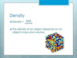 Physical properties of matter | PPTX