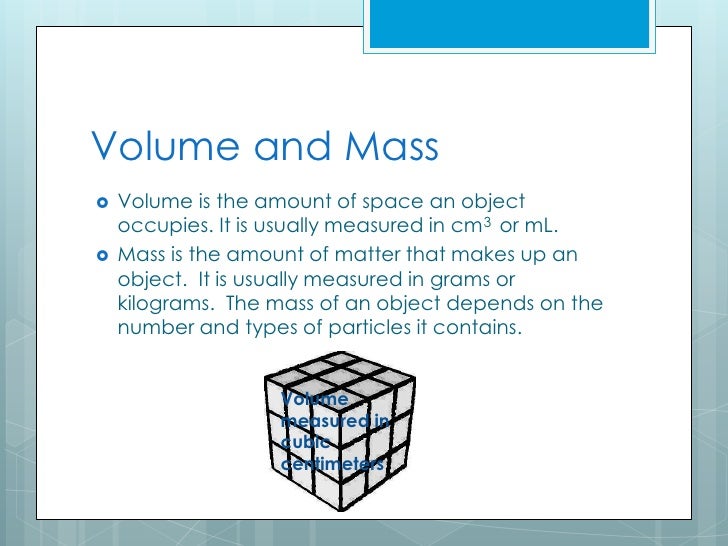 Physical properties of matter
