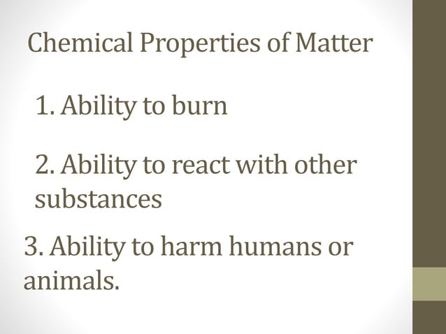 Physical and Chemical Properties of Matter - Grade 5 | PPTX | Chemistry ...