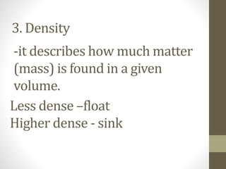 Physical and Chemical Properties of Matter - Grade 5 | PPTX
