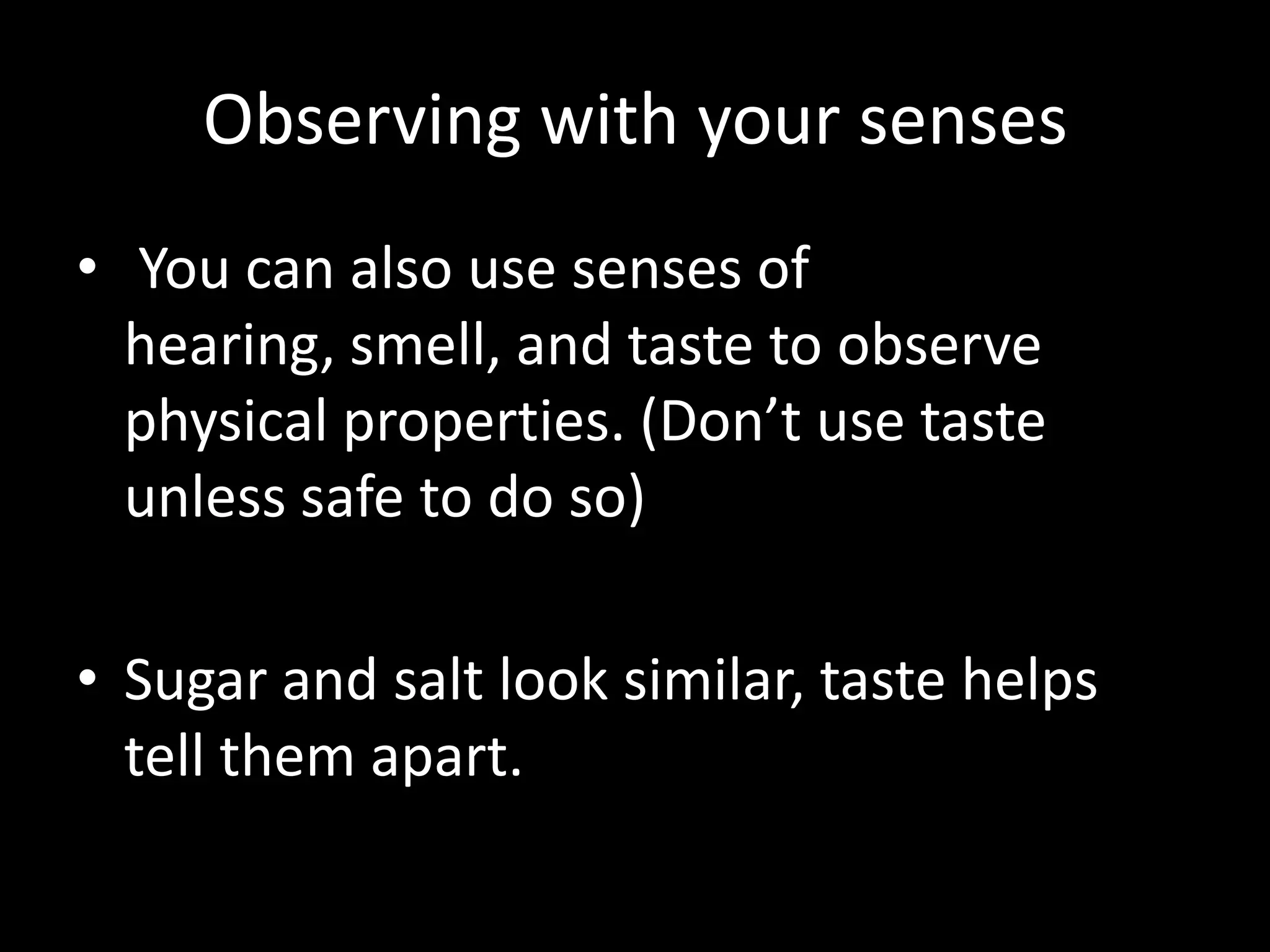 Measuring with your senses | PPTX