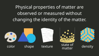 Physical Properties of Matter Presentation in Neutral Illustrated Style ...