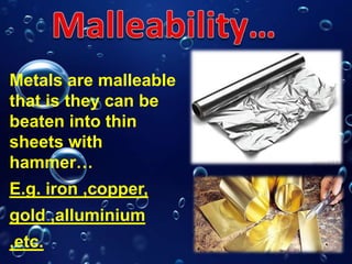 metals and non-metals | PPT