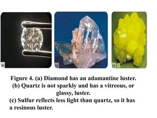 Physical properties of minerals | PPTX