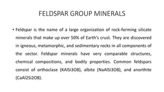 pHYSICAL AND CHEMICAL pROPERTIES OF MINERALS.pptx