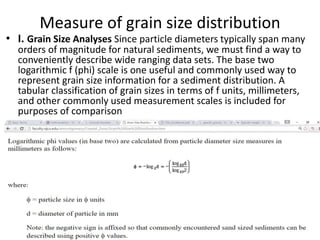 Physical properties of sediments and water sediment mixture | PPTX