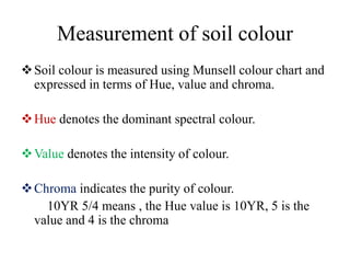 Physical properties of soils | PPTX