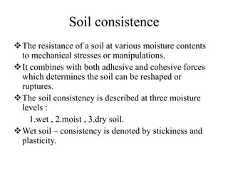 Physical properties of soils | PPTX