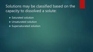 PHYSICAL PROPERTIES OF SOLUTIONS solid liquid and gas | PPT