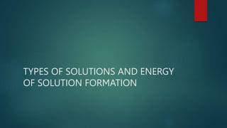 PHYSICAL PROPERTIES OF SOLUTIONS solid liquid and gas | PPT
