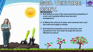Physical properties of the soil | PPTX