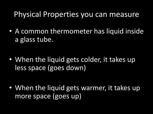 Physical properties you can measure | PPTX | Physics | Science