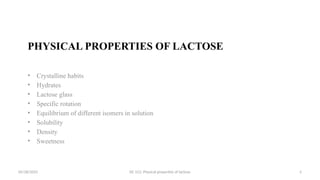Physical Property of Lactose in Milk.pptx