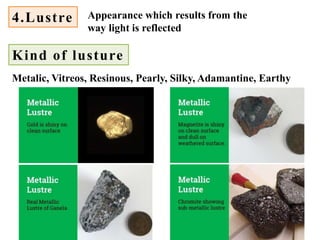 Physical prop of minerals | PPTX