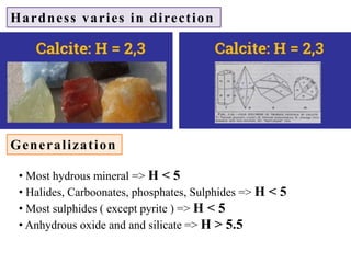 Physical prop of minerals | PPTX