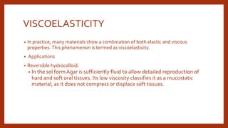 Physical and Chemical Properties of Dental Materials part - 1 | PPTX