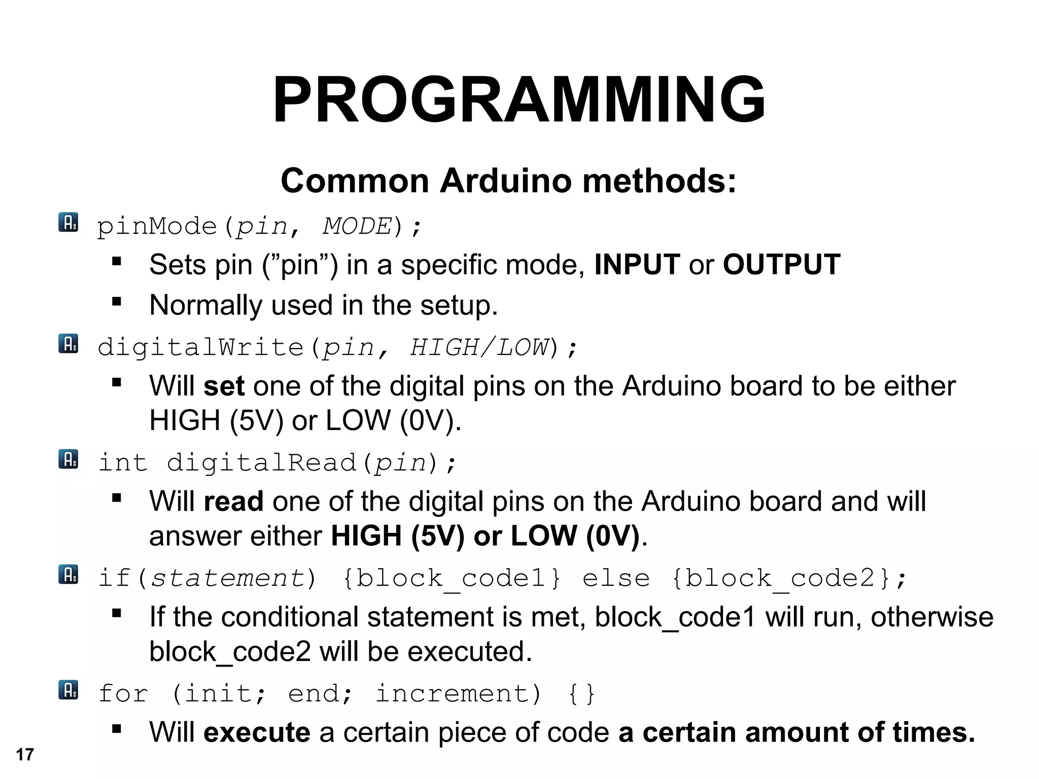 Physical prototyping lab1-input_output (2) | PPT | Programming Languages | Computing