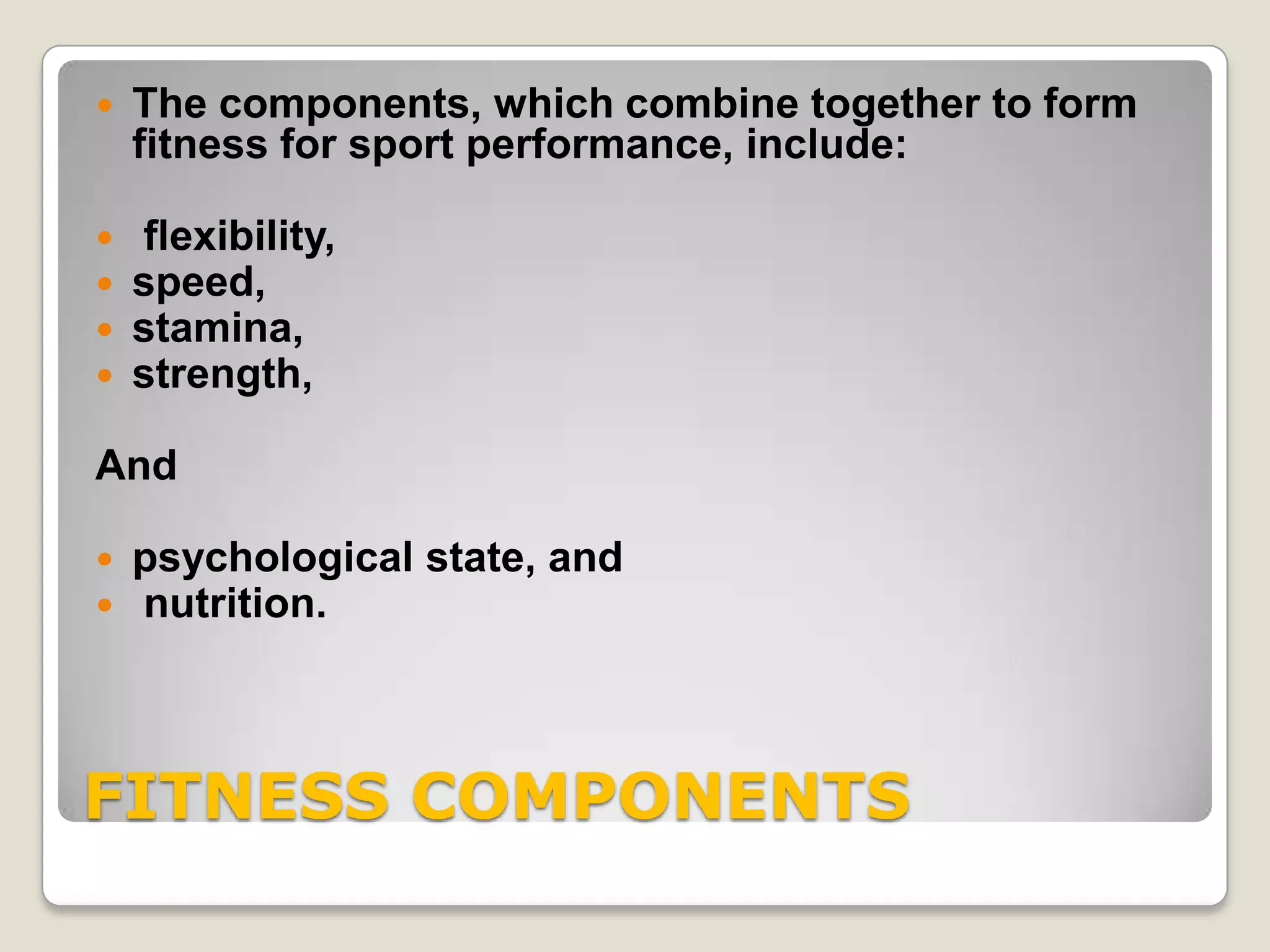 Physical qualities theory | PPTX