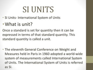 Physical quantities | PPTX