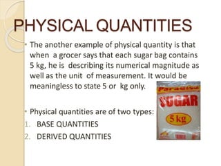 Physical quantities | PPT