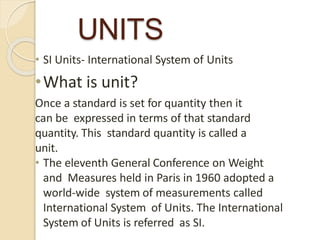 Physical quantities | PPTX