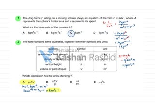 Physical Quantities (physics) - cambridge | PDF | Physics | Science