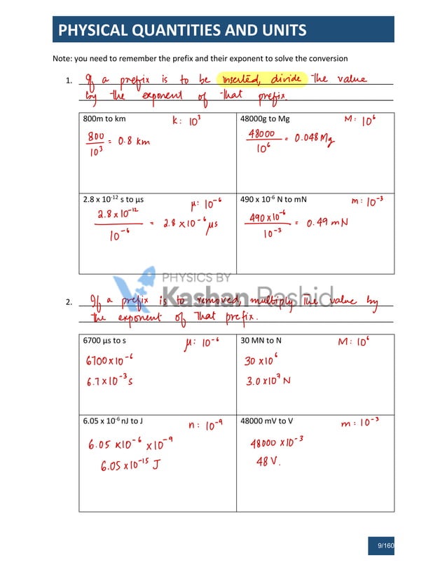 Physical Quantities (physics) - cambridge | PDF | Physics | Science