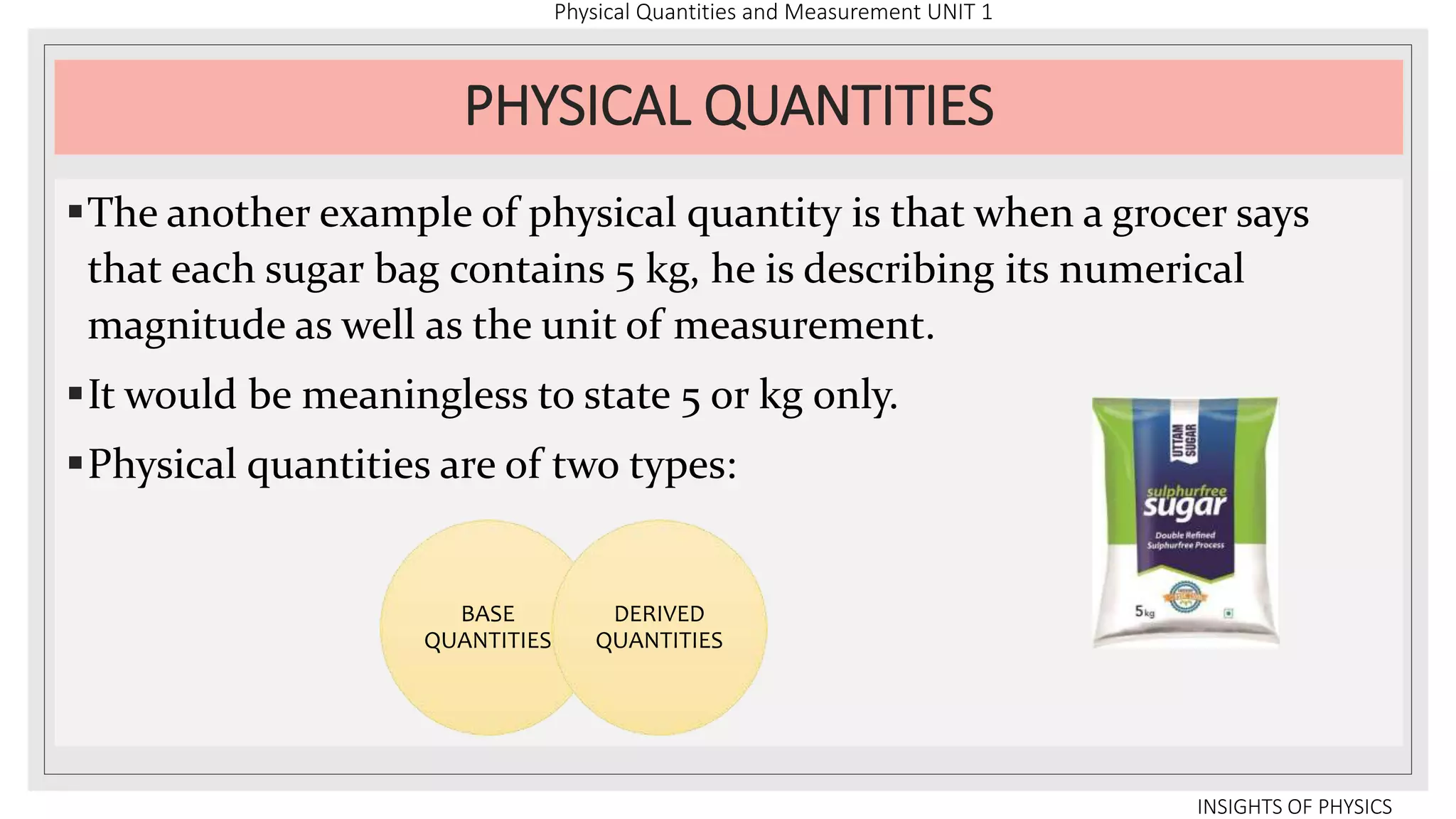 Physical quantities and measurement | PPTX